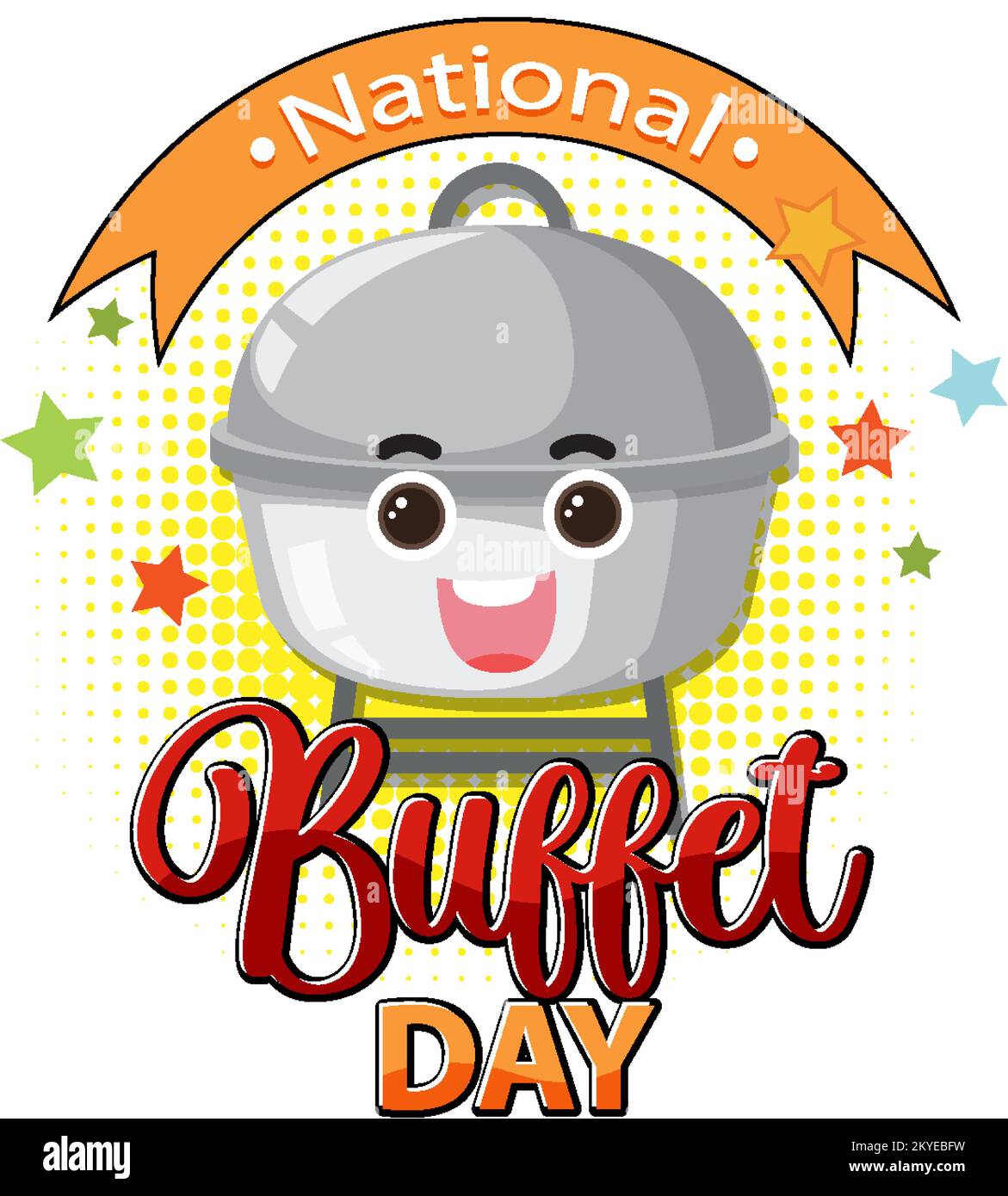 National Buffet Day Banner Design illustration Stock Vector Image & Art ...