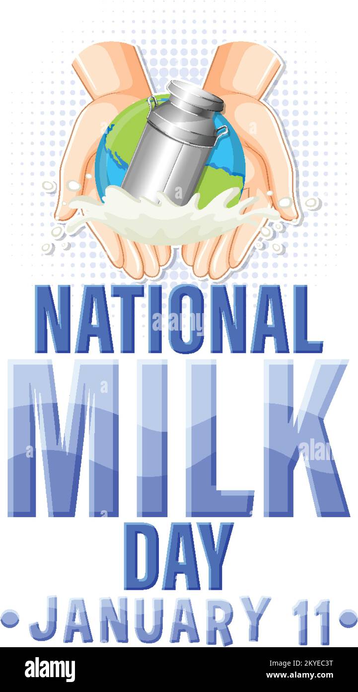 National Milk Day Banner Design illustration Stock Vector Image & Art ...