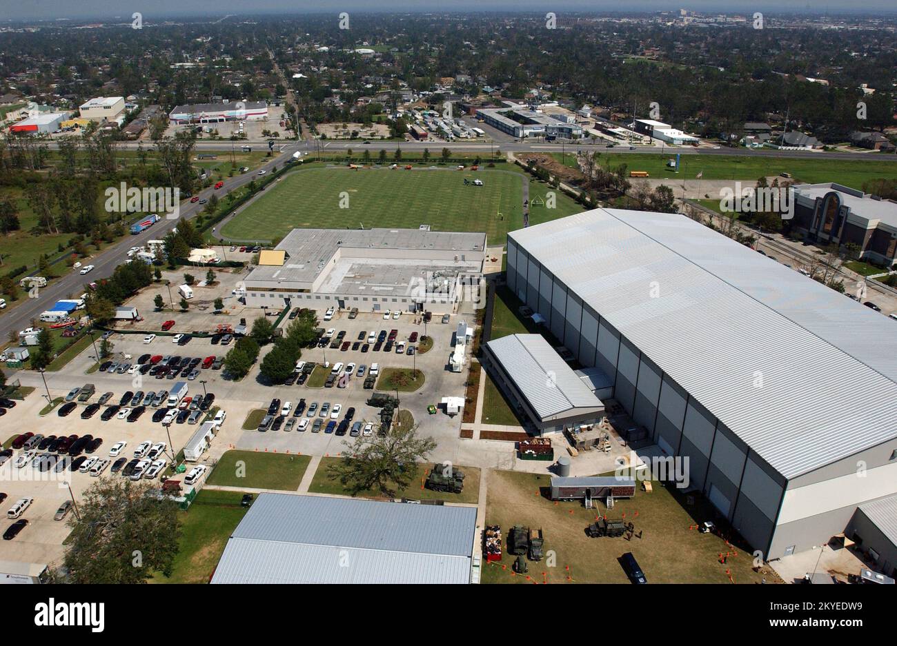 Hurricane Katrina, New Orleans, LA, September 7, 2005 -- Base of ...
