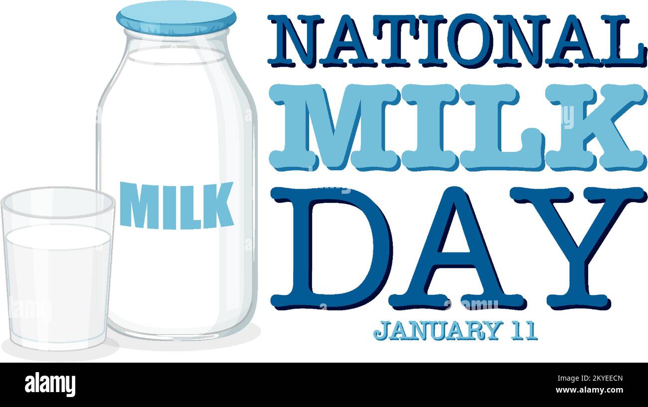 National milk day poster Cut Out Stock Images & Pictures - Alamy