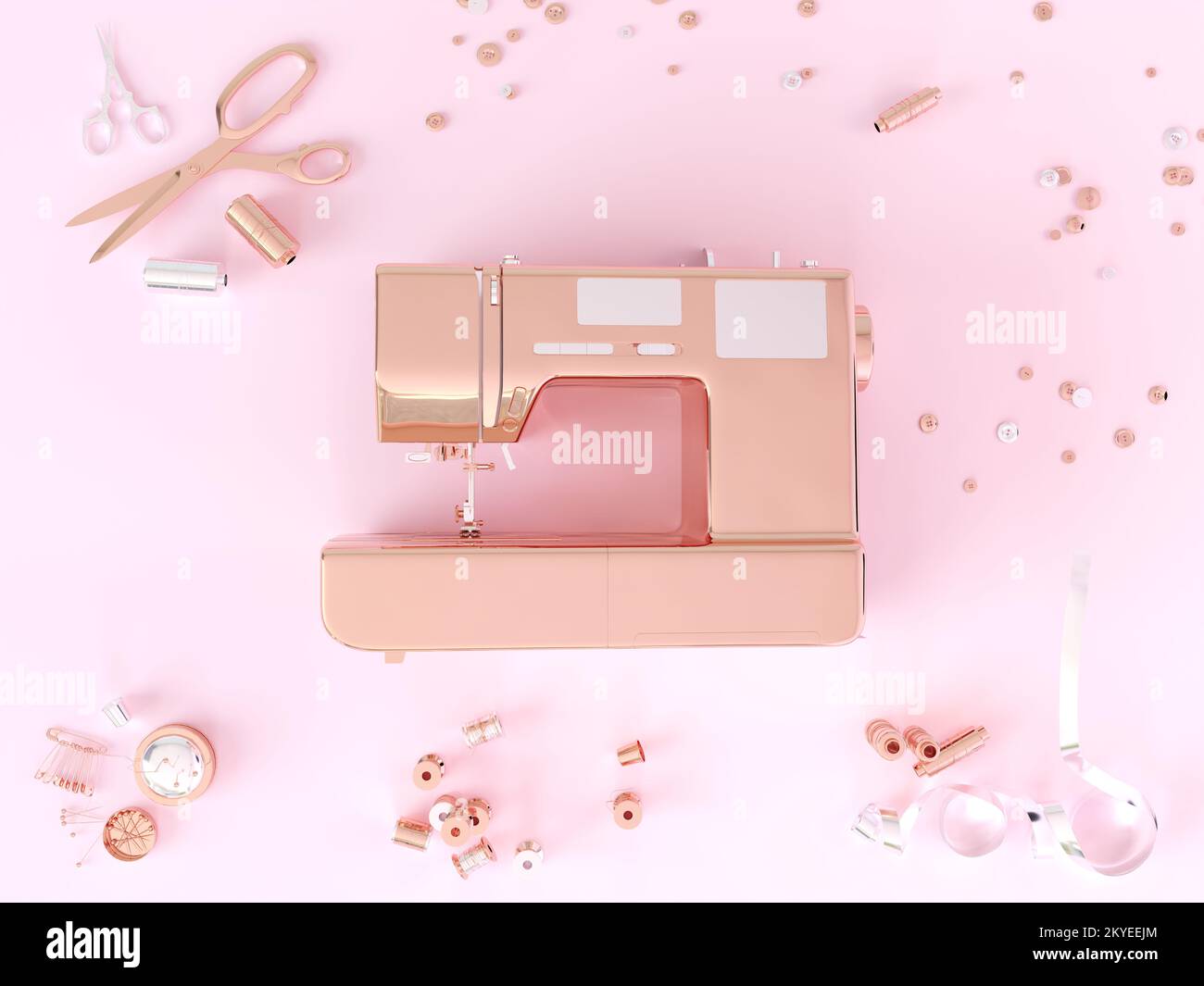 Creative Concept atelier, fashion studio, fashion designer, tailor. 3d ...