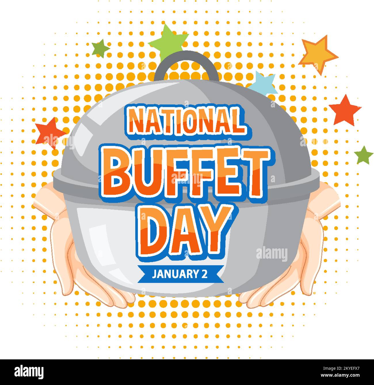 National Buffet Day Banner Design illustration Stock Vector Image & Art ...