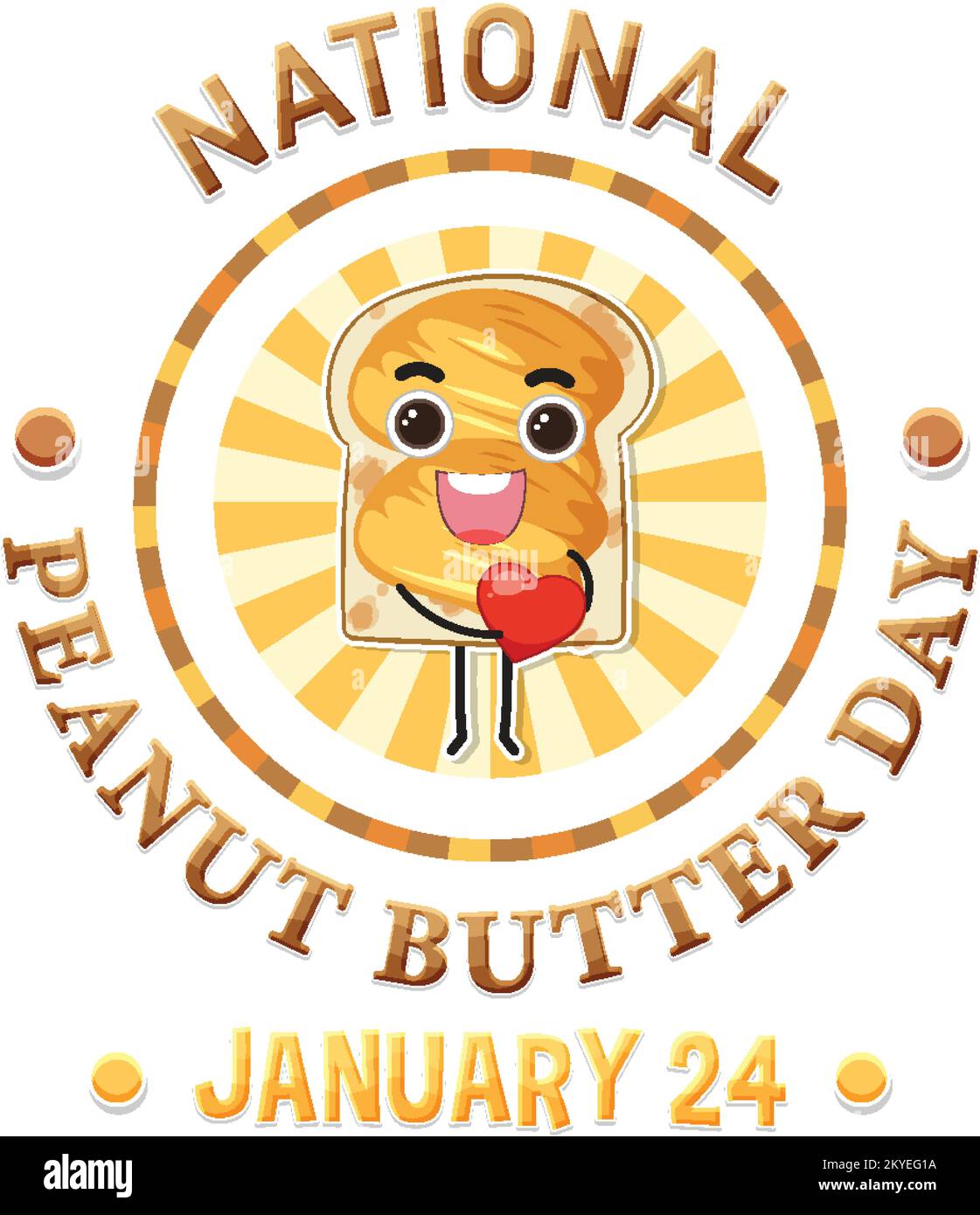National Peanut Butter Day Banner Design illustration Stock Vector ...