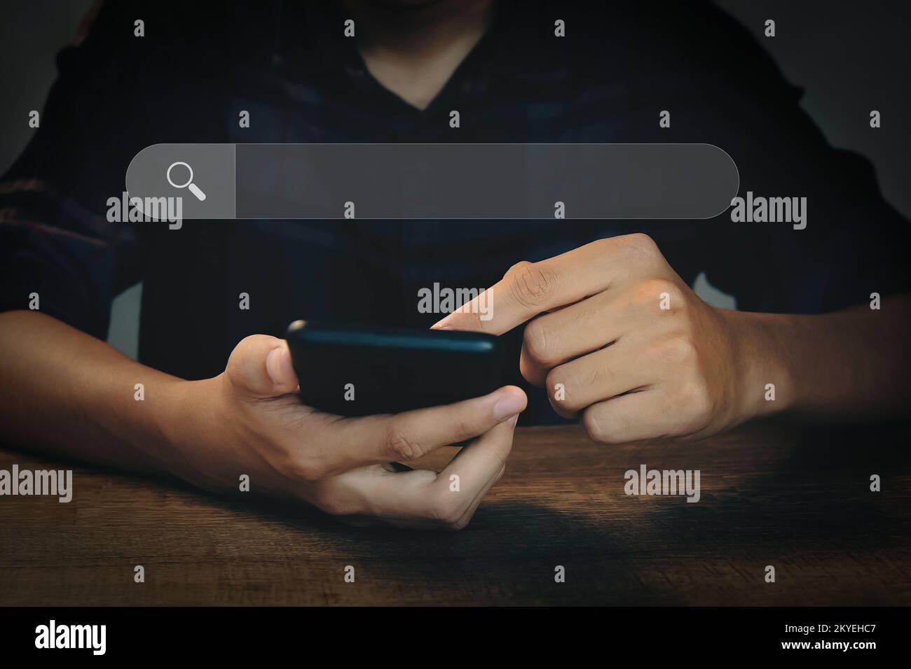 internet search Internet use for business and communication Stock Photo ...