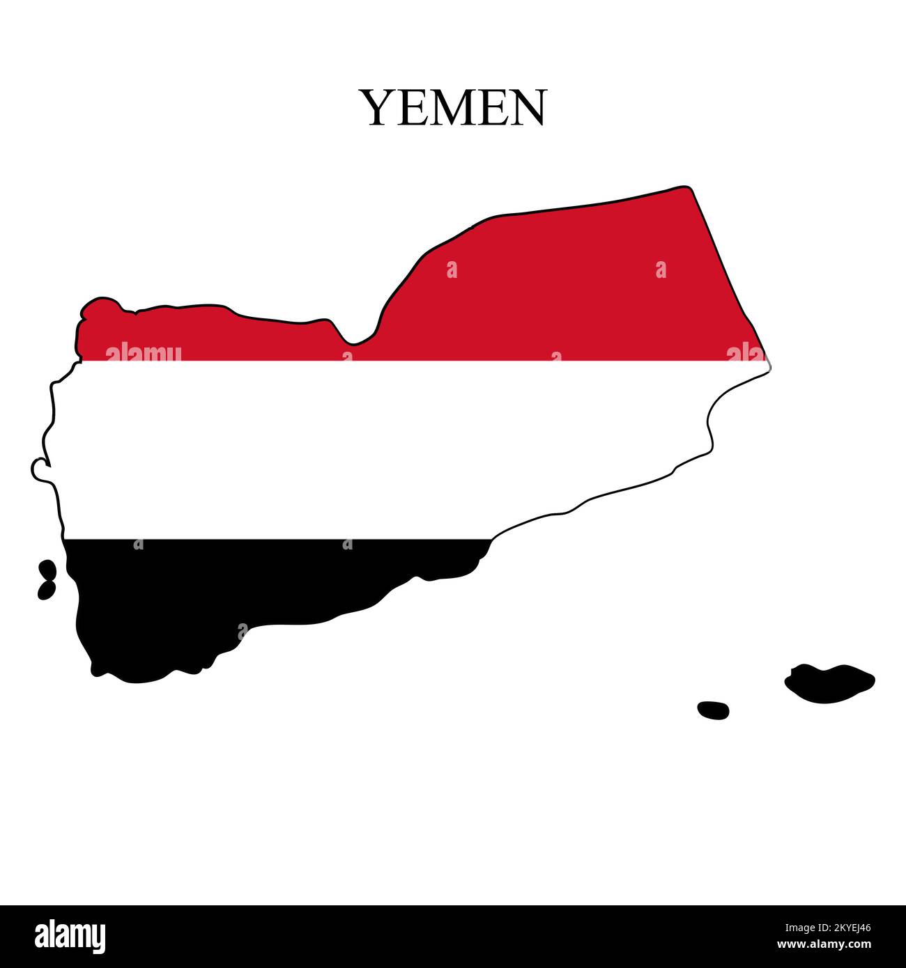 Yemen map hi-res stock photography and images - Alamy