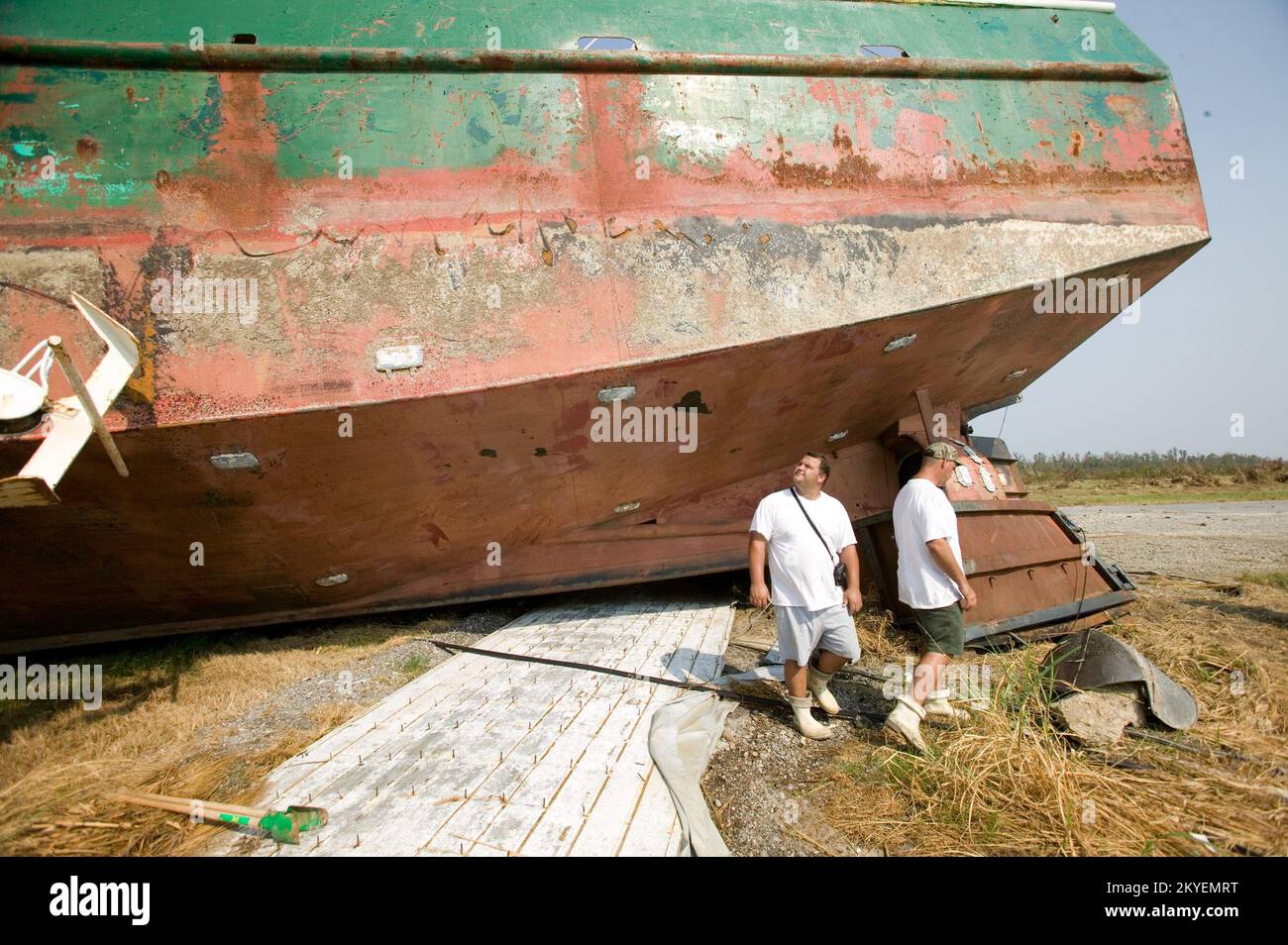 Hurricane Katrina, Plaquemines Parish, LA, 9/21/2005 -- Shrimp ...