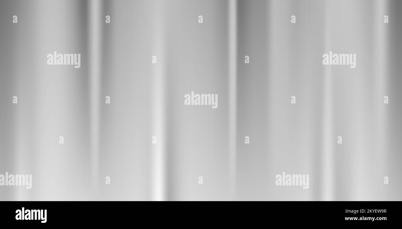 Silver foil background. Metal gray textured shiny gradient. Stainless ...