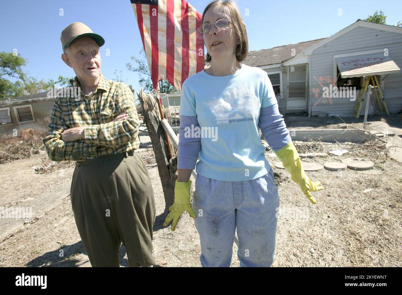 Hurricane Katrina, New Orleans, LA., 10/18/2005 -- 9th Ward resident ...