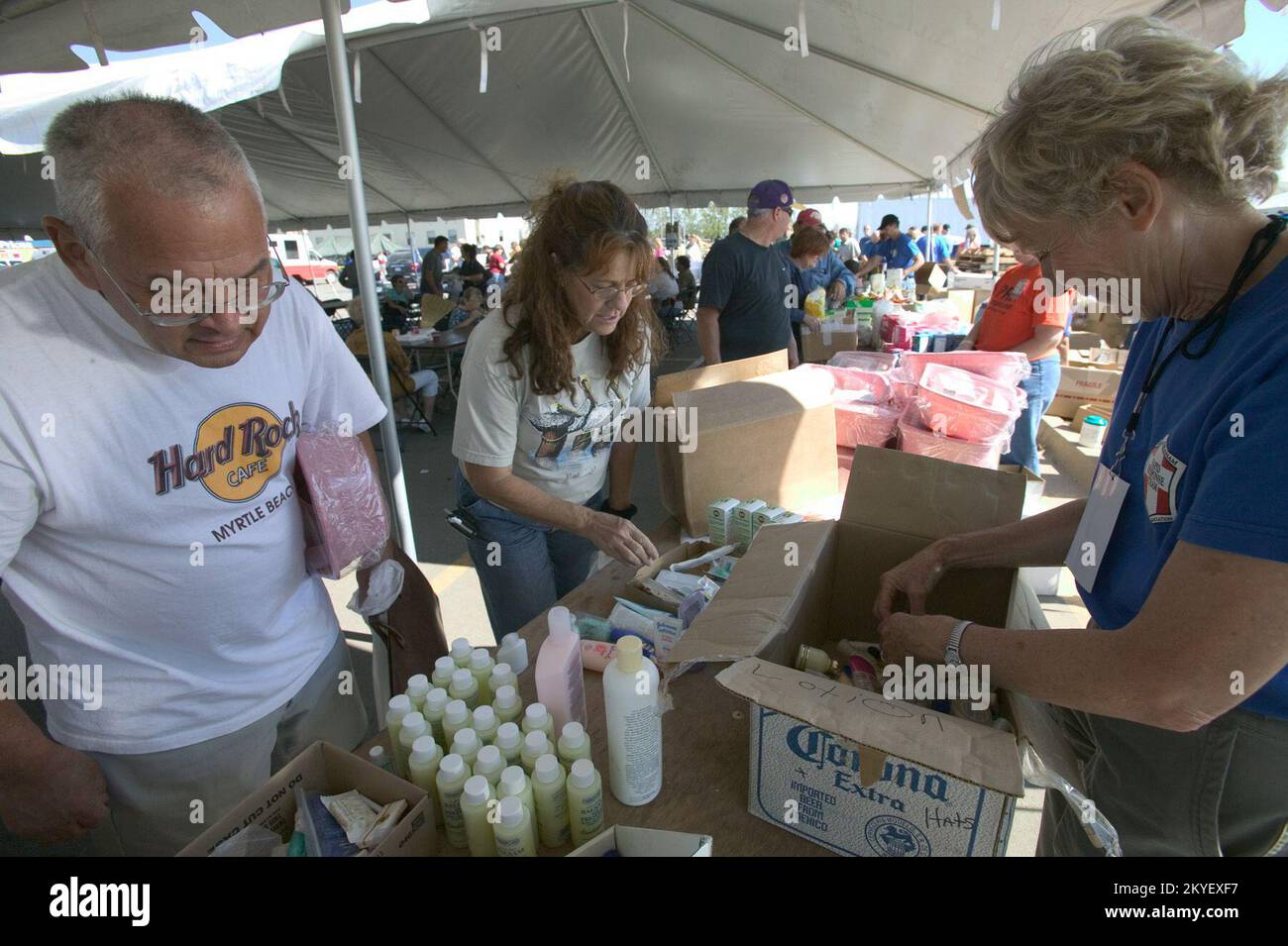 Hurricane Katrina, New Orleans, LA., 10/22/2005 -- Evacuee, Sam Bayhan ...