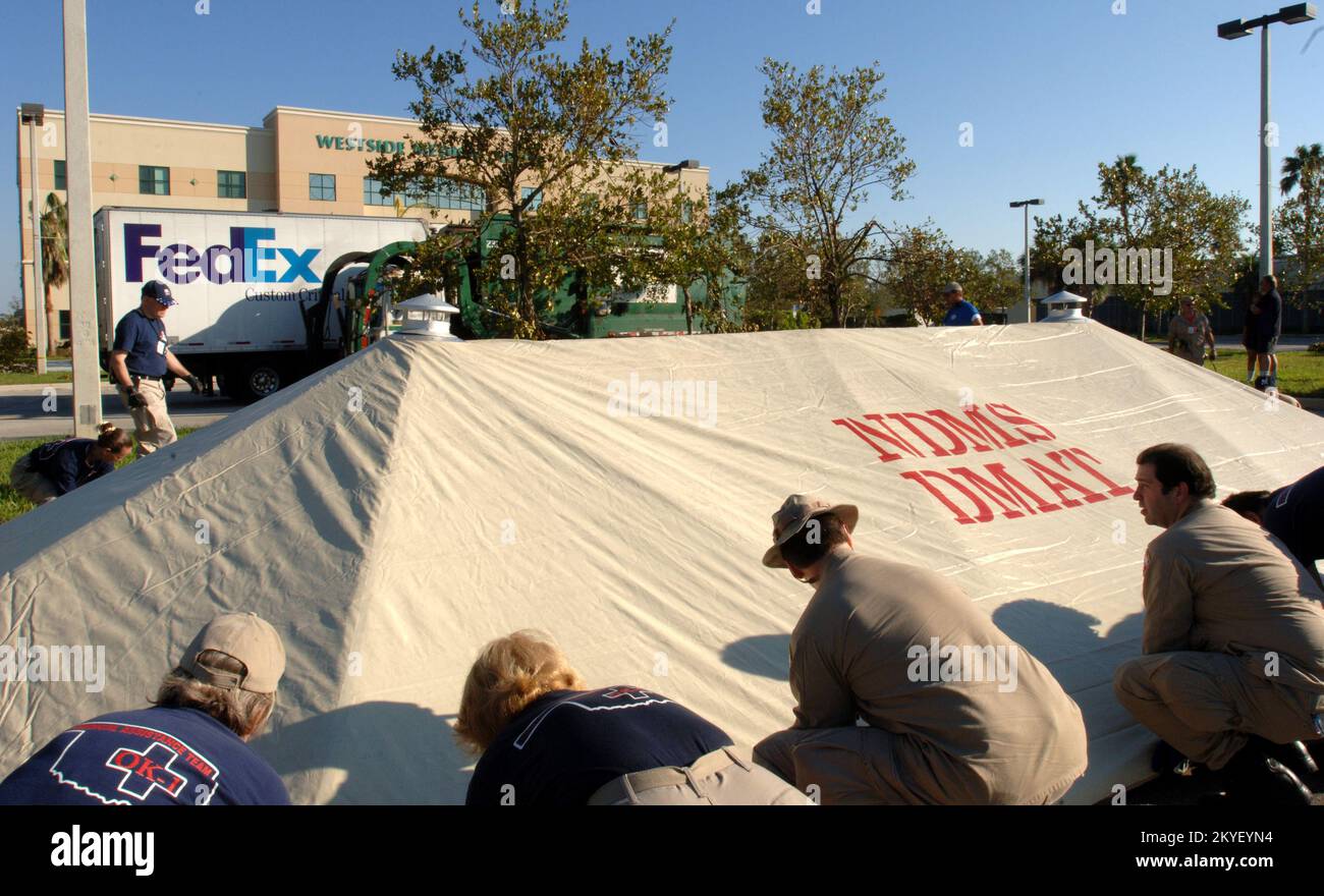 Hurricane Katrina, Plantation, FL, October 27, 2005 -- Members of the ...