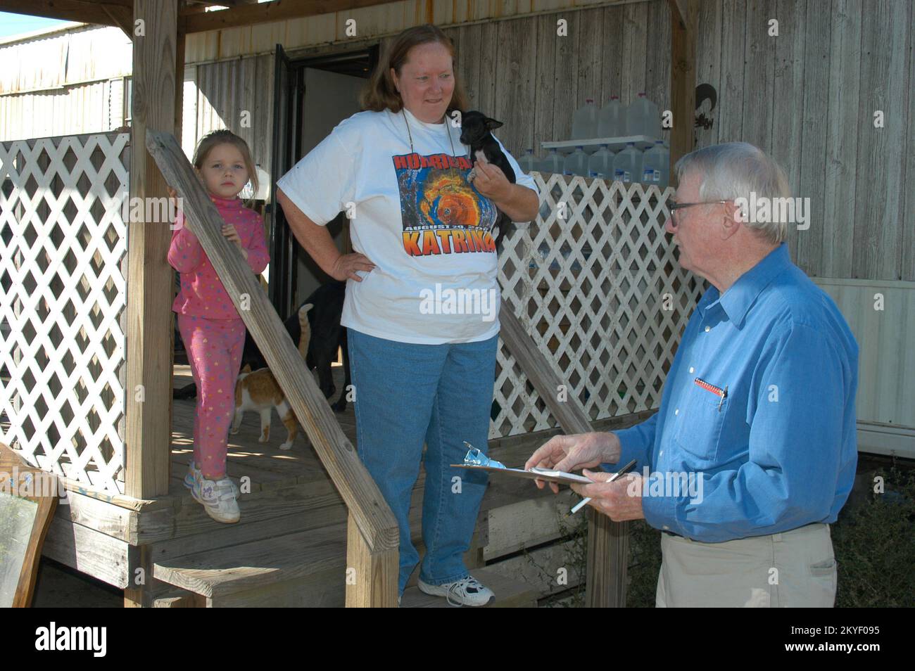 Hurricane Katrina, Wiggins, Miss., October 29, 2005 -- Cheryl Rasbury ...