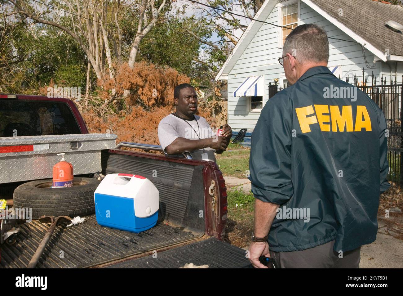 Hurricane Katrina, New Orleans, LA, 11/16/2005-- FEMA Deputy Federal ...