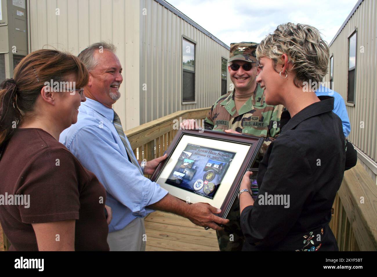 Hurricane Katrina, Angie, LA, November 15, 2005 - Angie Junior High ...