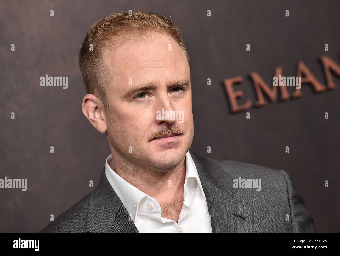 Ben Foster arriving to the premiere of Apple Original Films ...