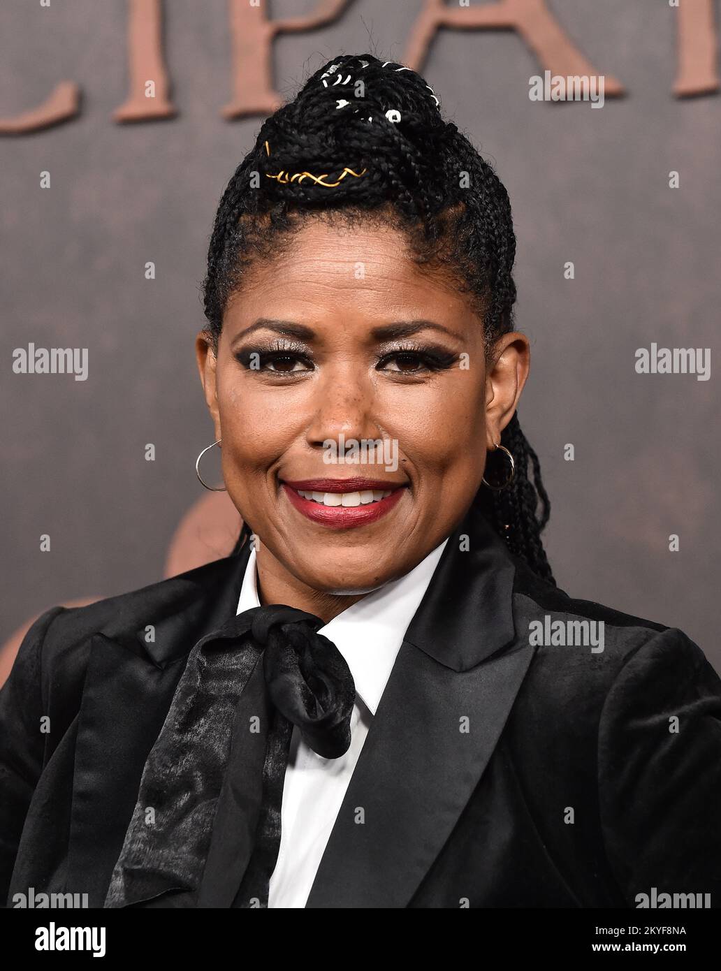 Westwood, USA. 30th Nov, 2022. Andrea Bowman arriving to the premiere ...
