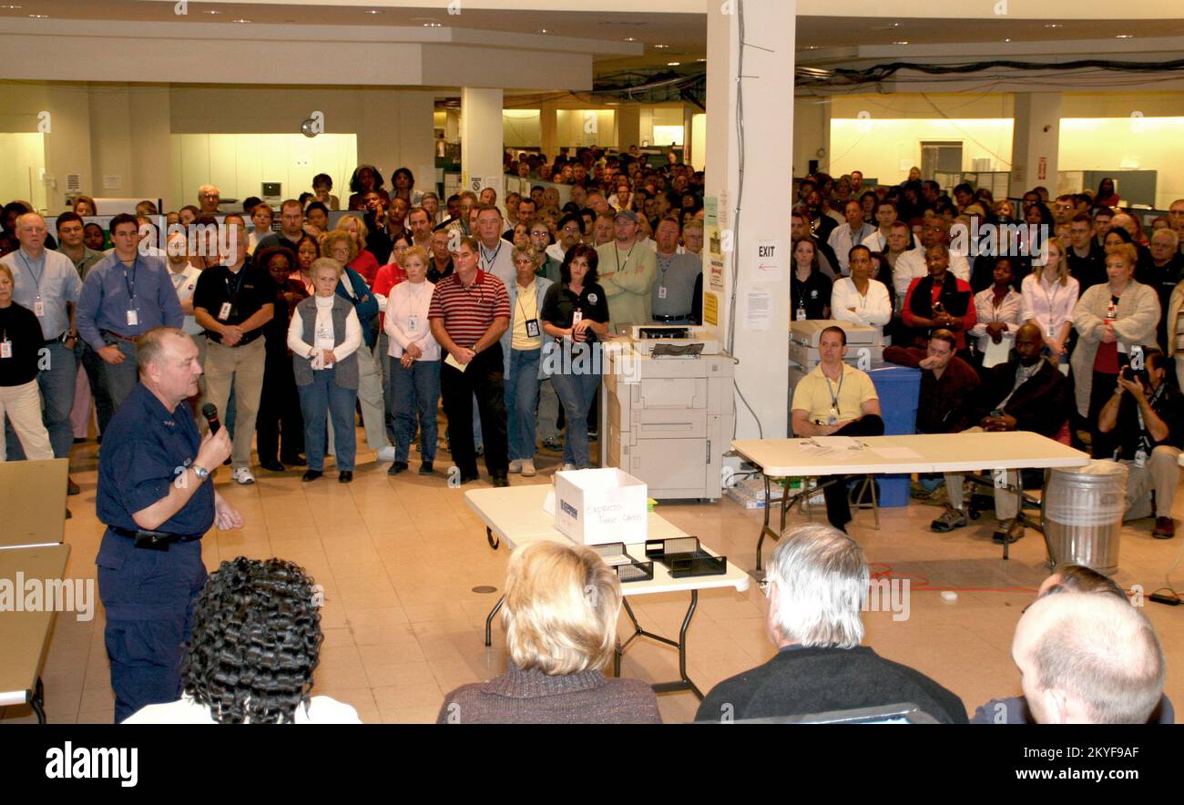 Hurricane Katrina, Baton Rouge, LA, December 2, 2005 - Vice Admiral ...