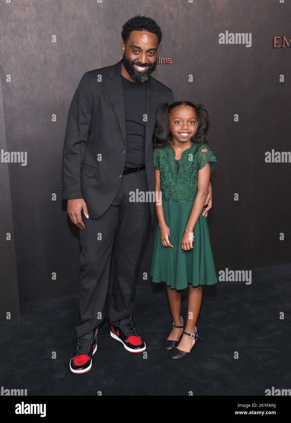 Westwood, USA. 30th Nov, 2022. Kyle McIntosh and Jordyn McIntosh ...