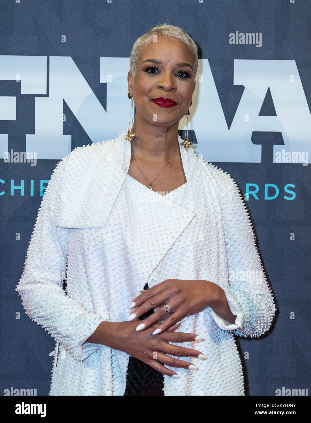 Brandice Daniel attends the 2022 Footwear News Achievement Awards at ...