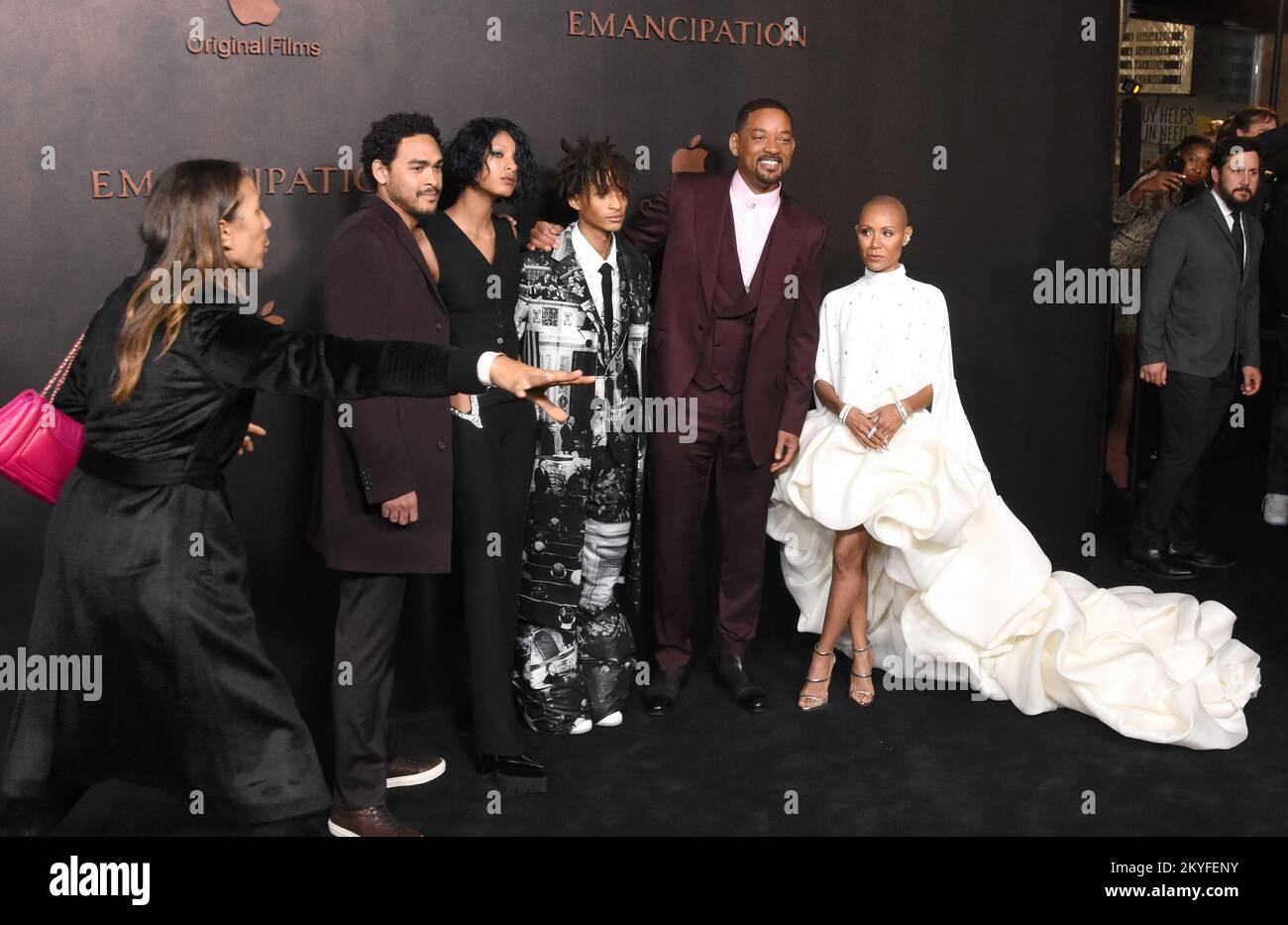 Los Angeles, California, USA 30th November 2022 (L-R) Actor Trey Smith ...