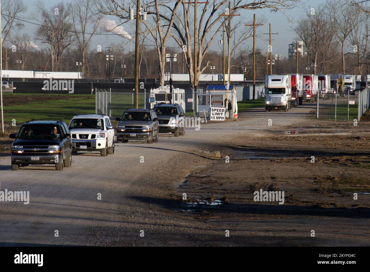 Hurricane Katrina, Carville, LA, January 25, 2006 - A procession of ...