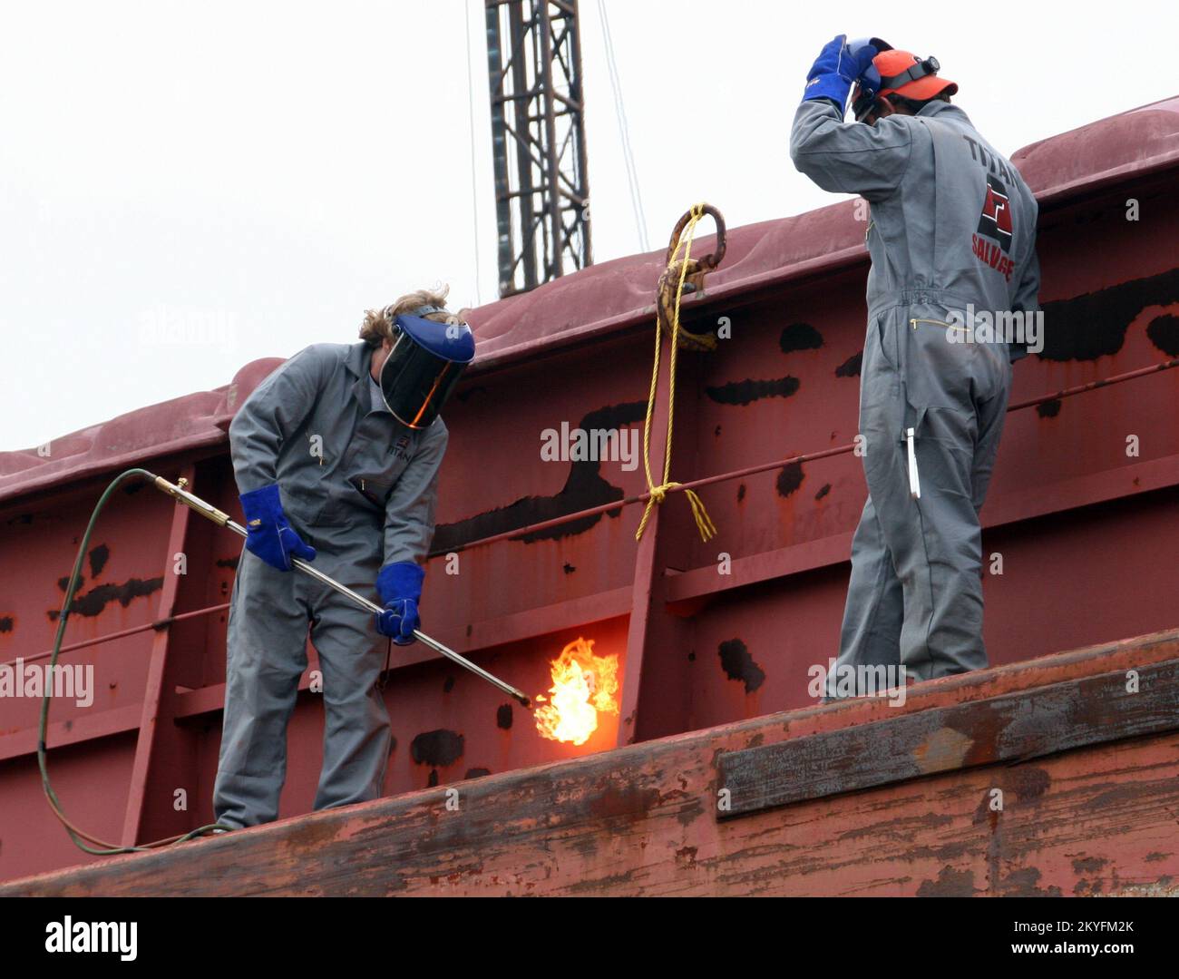 Hurricane Katrina, New Orleans, LA, February 24, 2006 - Workers are ...