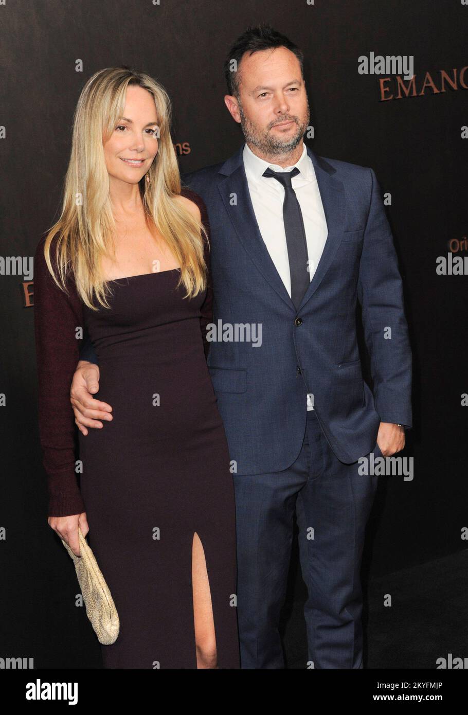 Los Angeles, CA. 30th Nov, 2022. Joanna Mone, Jon Mone at arrivals for EMANCIPATION Premiere ...