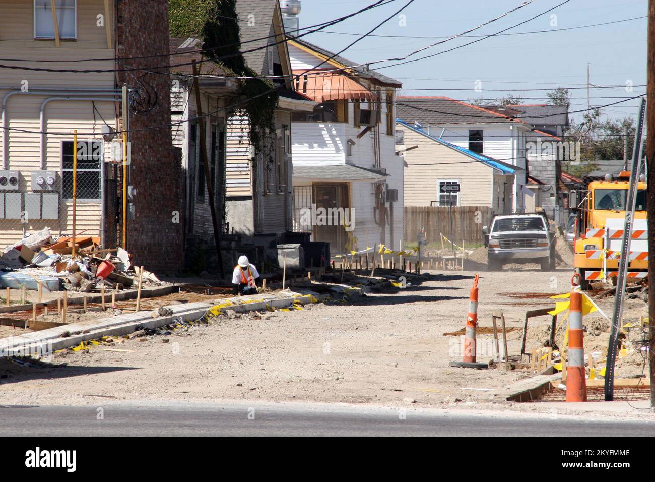 Hurricane Katrina, New Orleans, LA, February 27, 2006 - Sidewalks and ...