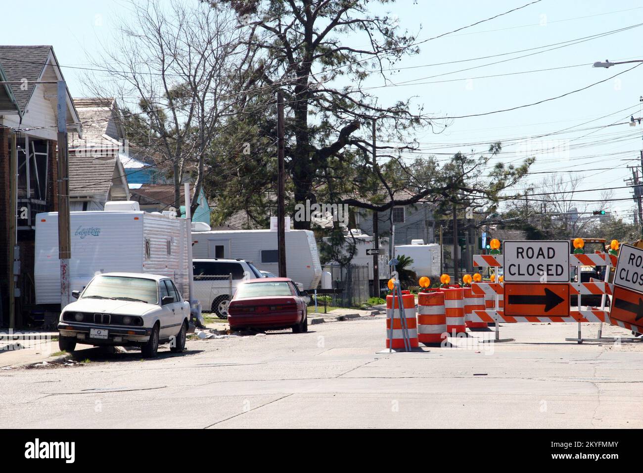 Hurricane Katrina, New Orleans, LA, February 27, 2006 - Some residents ...