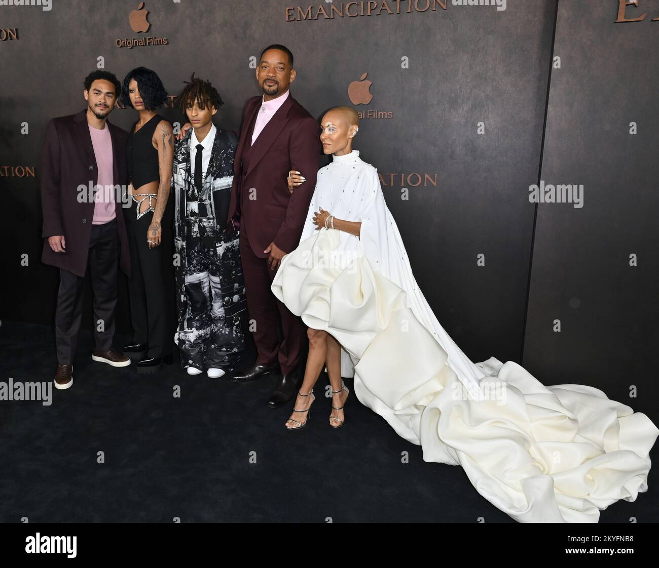 Los Angeles, USA. 30th Nov, 2022. Trey Smith, Willow Smith, Jaden Smith, Will Smith & Jada ...