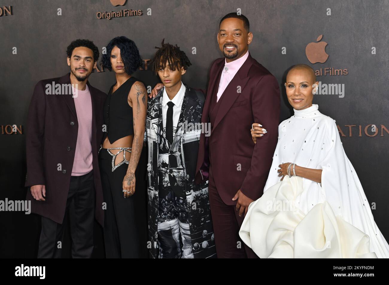 Los Angeles, USA. 30th Nov, 2022. Trey Smith, Willow Smith, Jaden Smith, Will Smith & Jada ...