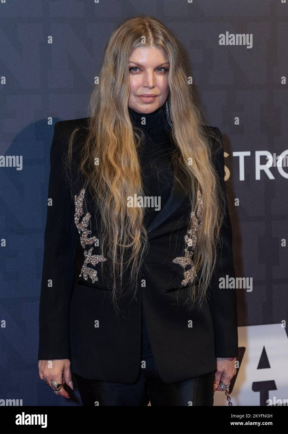 Fergie attends the 2022 Footwear News Achievement Awards at Cipriani ...