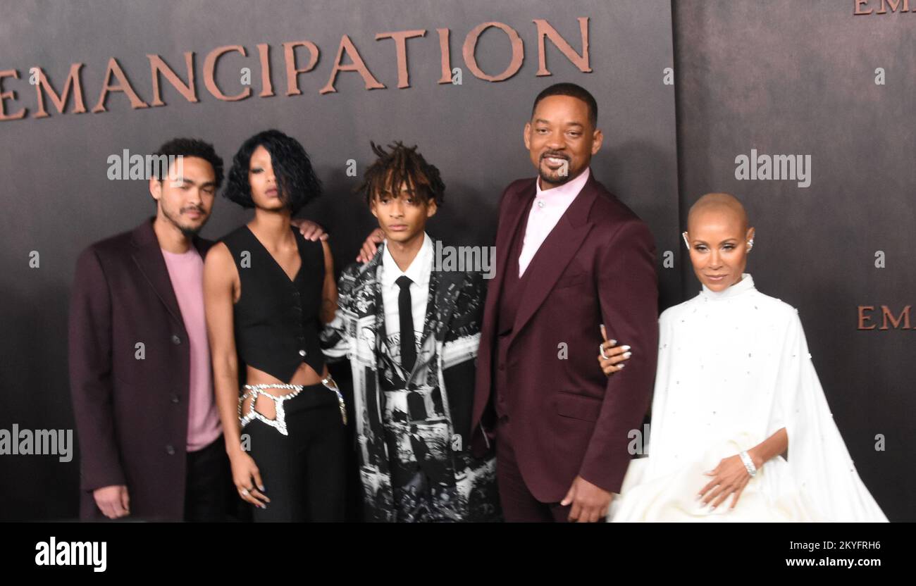 Los Angeles, California, USA 30th November 2022 (L-R) Actor Trey Smith ...