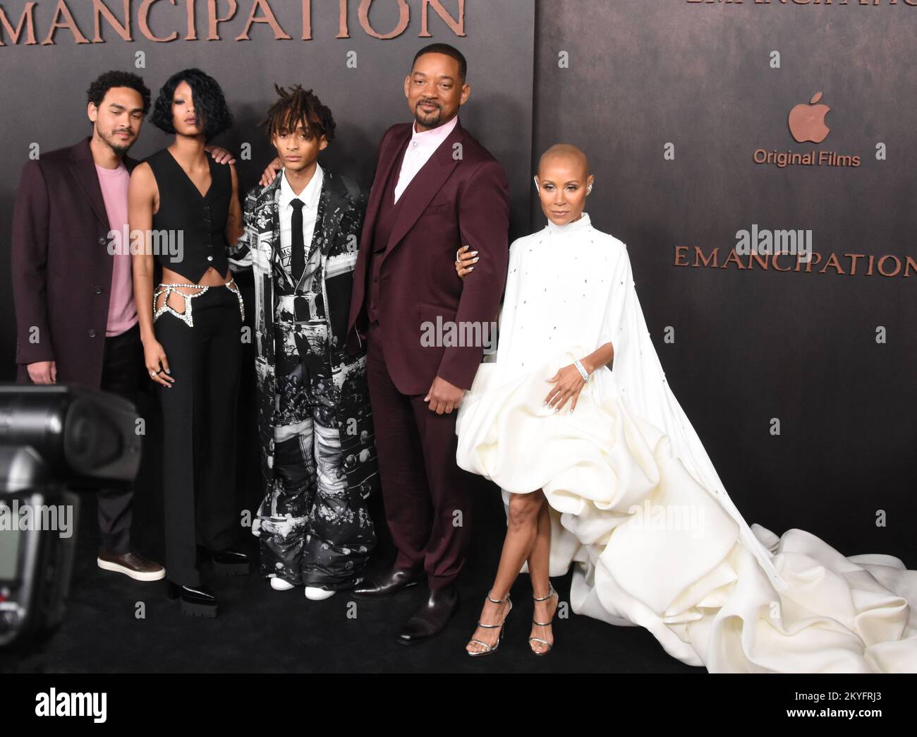 Los Angeles, California, USA 30th November 2022 (L-R) Actor Trey Smith ...