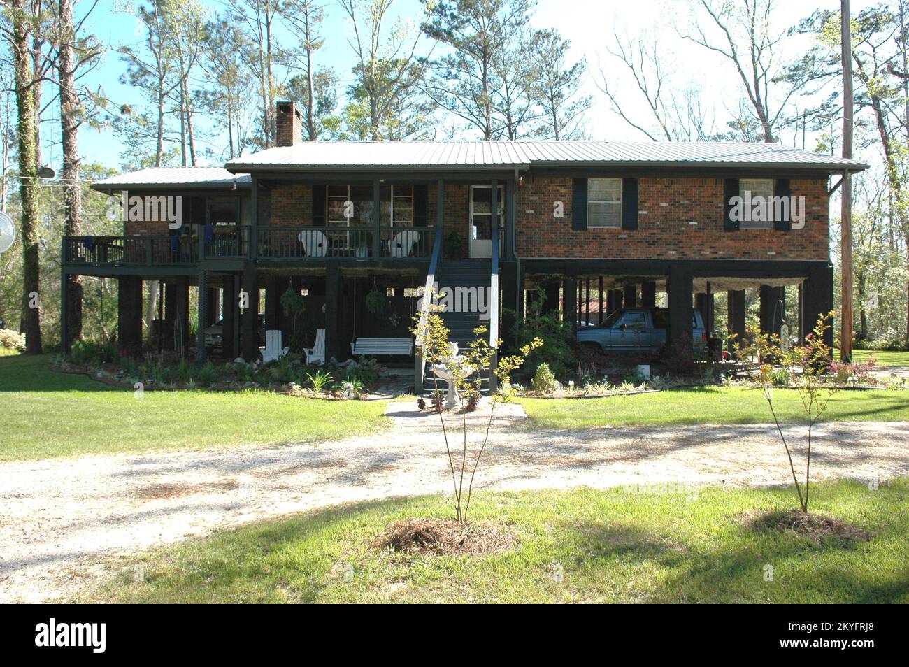 Hurricane Katrina, Harrison County, Miss., March 25, 2006 -- The house ...
