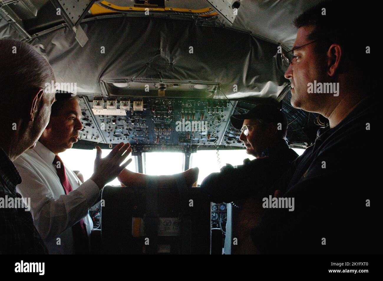 Hurricane Katrina, Mobile, Ala., May 3, 2006 - In the cockpit of the ...
