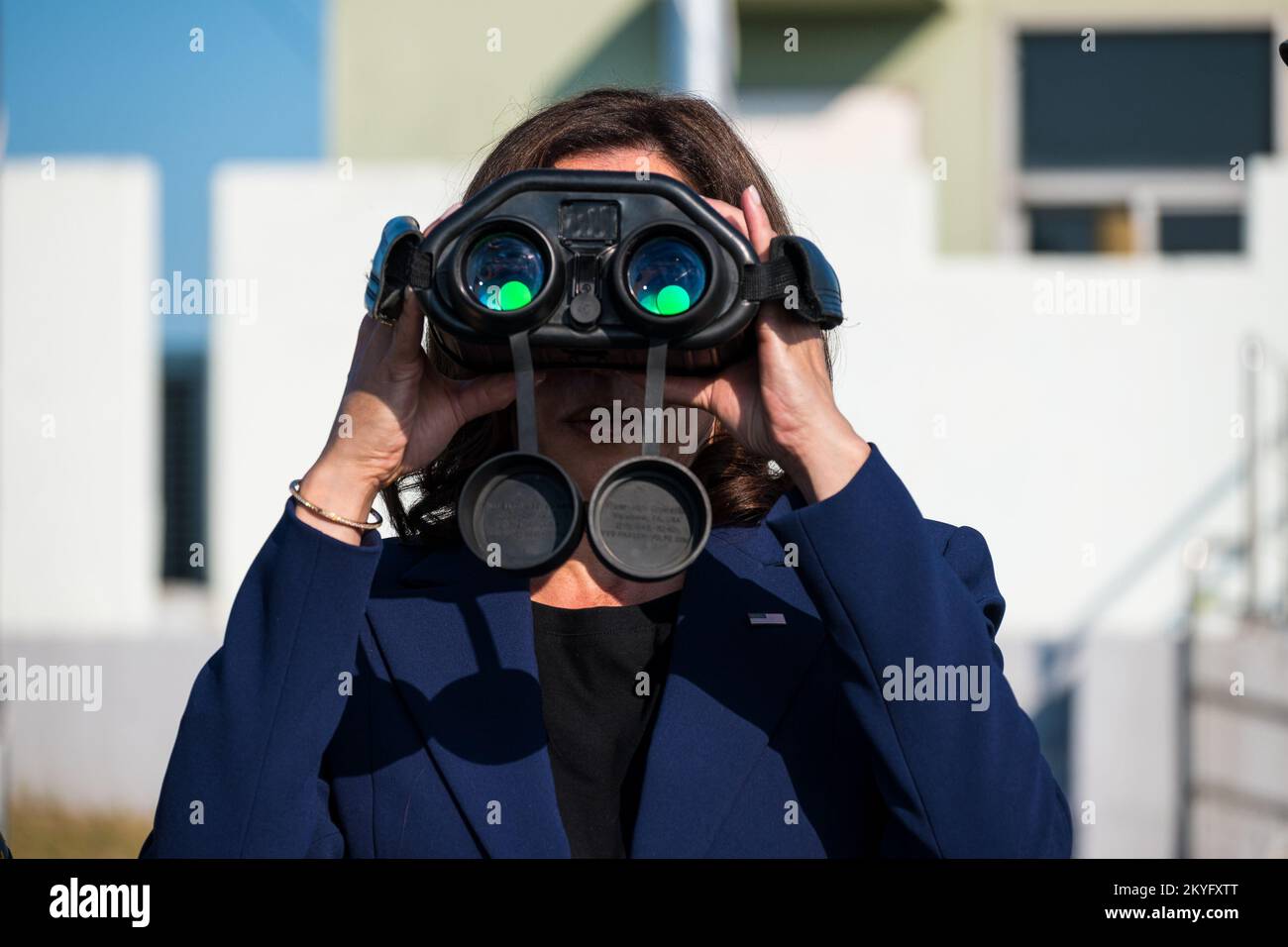 Seoul, South Korea. 29th Sep, 2022. Vice President Kamala Harris looks ...