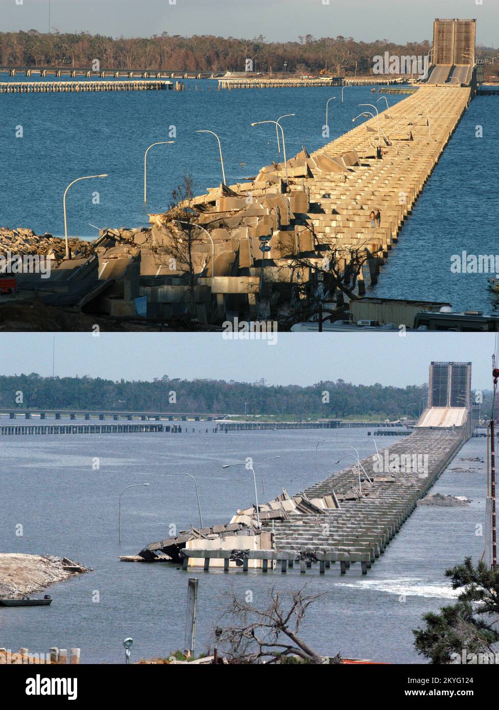 Hurricane Katrina, Biloxi, Miss., January 7 and August 8, 2006 -- The U ...