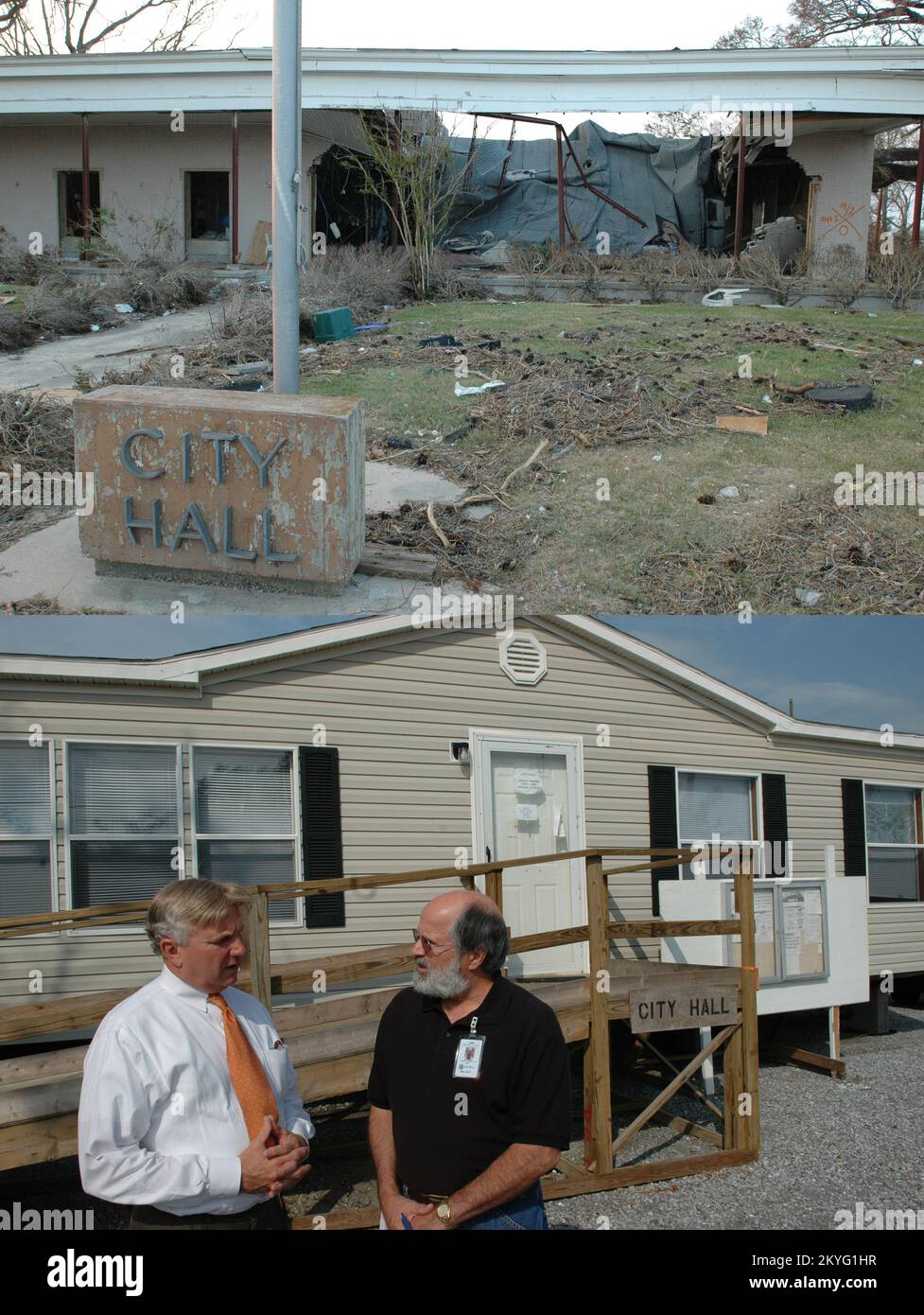 Hurricane Katrina, Pass Christian, Miss., September 14, 2005 and August ...