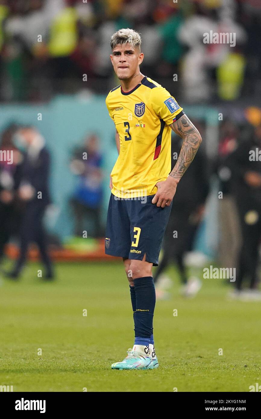 Hincapie Piero of Ecuador cries after Ecuador v Senegal - FIFA World ...