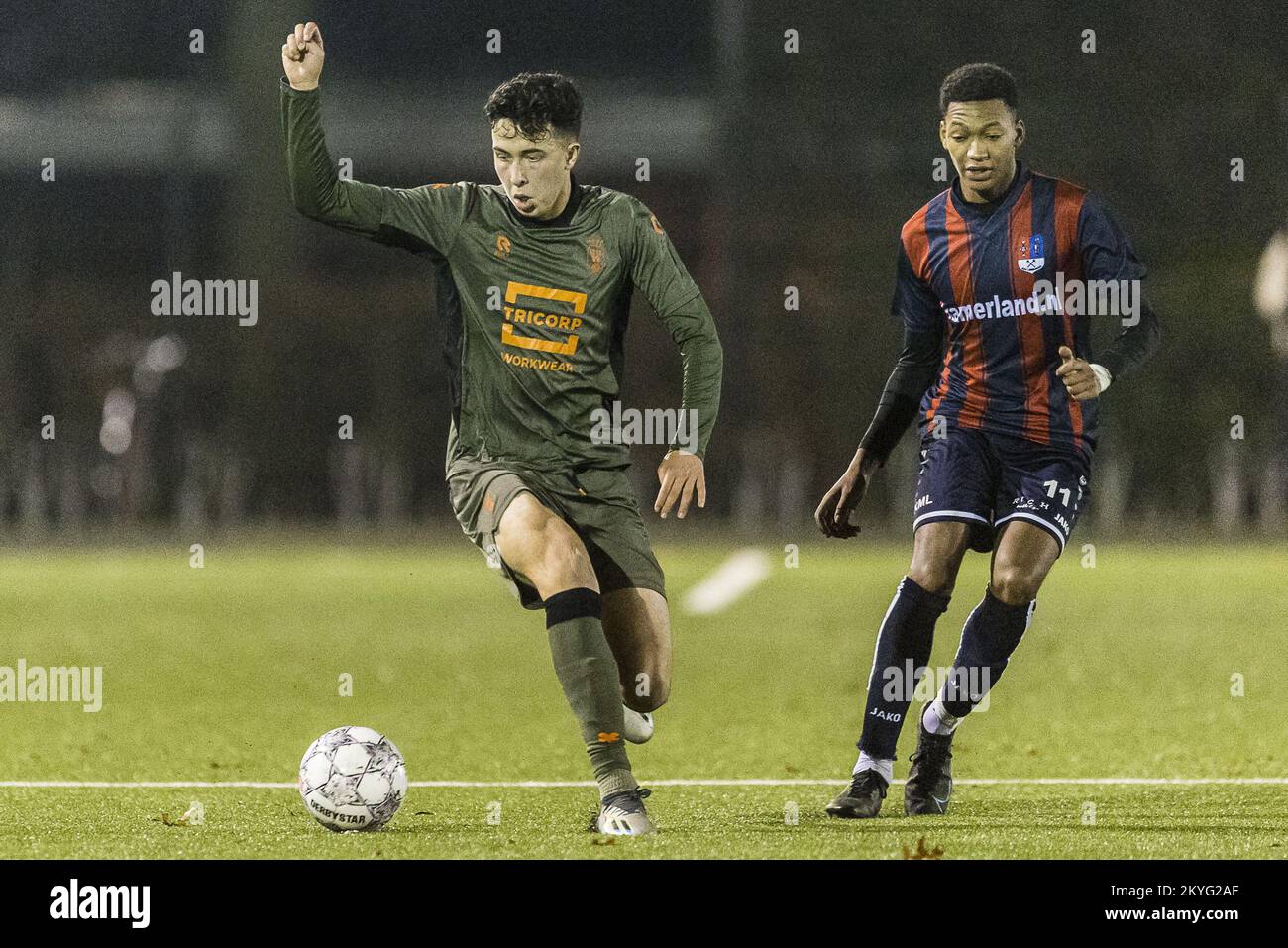 BRUNSSUM - 30-11-2022, BSV Limburgia - Willem II. Dutch football ...