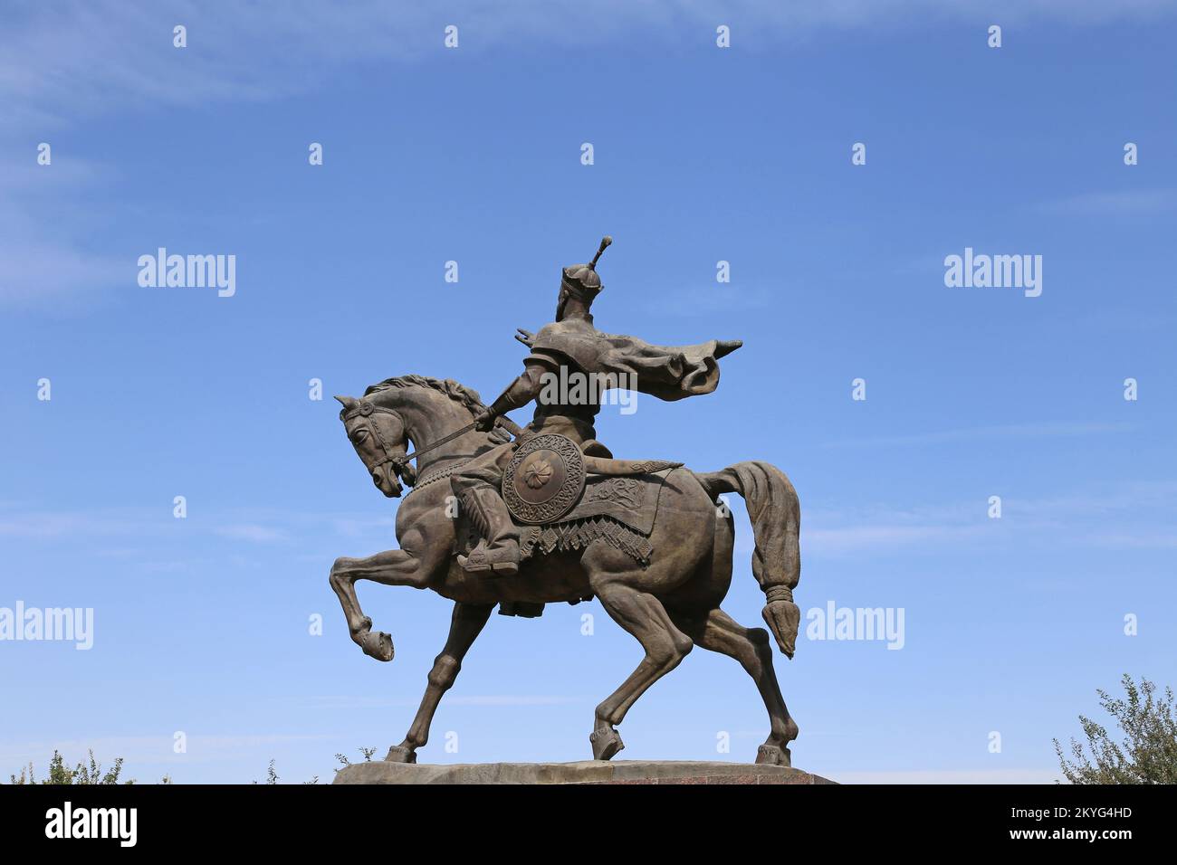 Statue of Amir Temur (1336-1405), Amir Temur Square, Central Tashkent ...