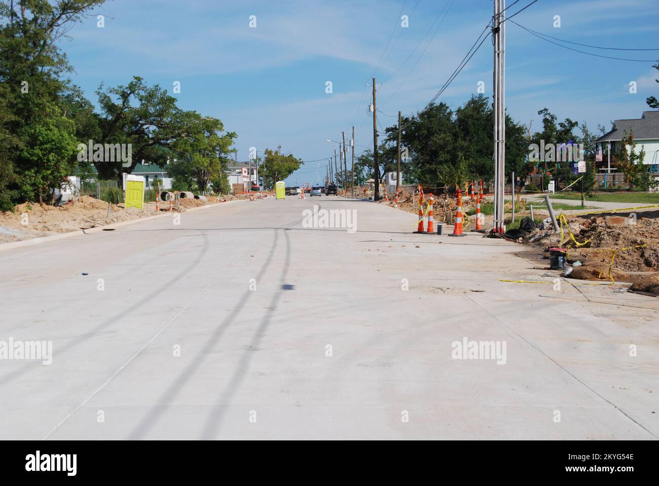 Hurricane/Tropical Storm - Waveland, Miss. , August 21, 2010 -- Street ...