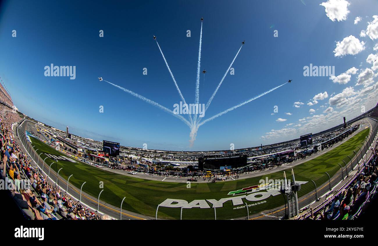 Daytona, United States. 20th Feb, 2022. The USAF Thunderbirds perform ...