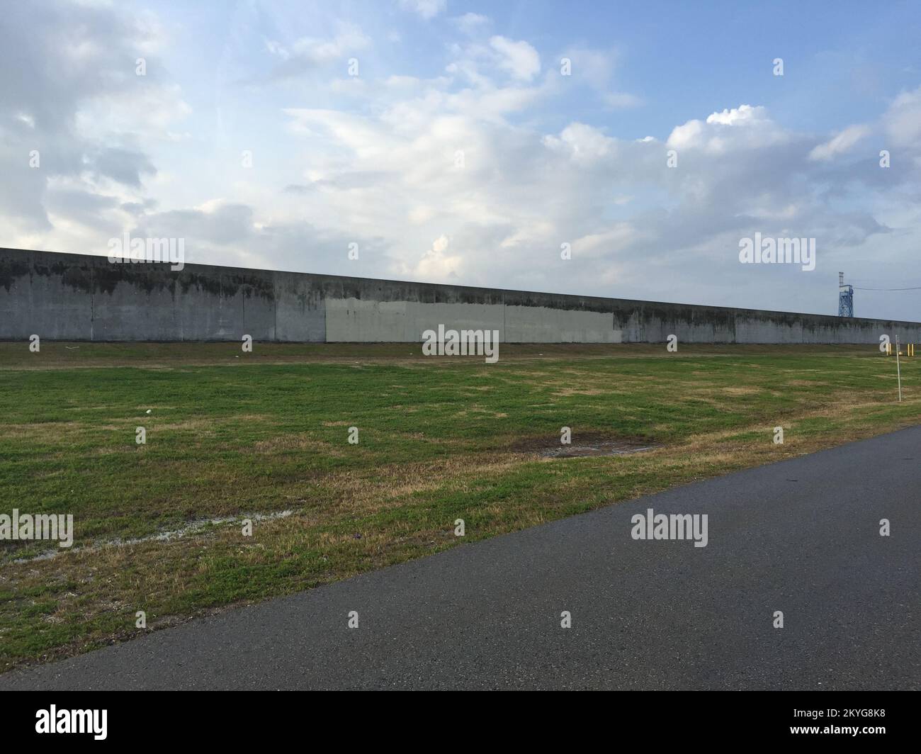 Site of levee breach in the Ninth Ward of New Orleans, Louisiana, after ...