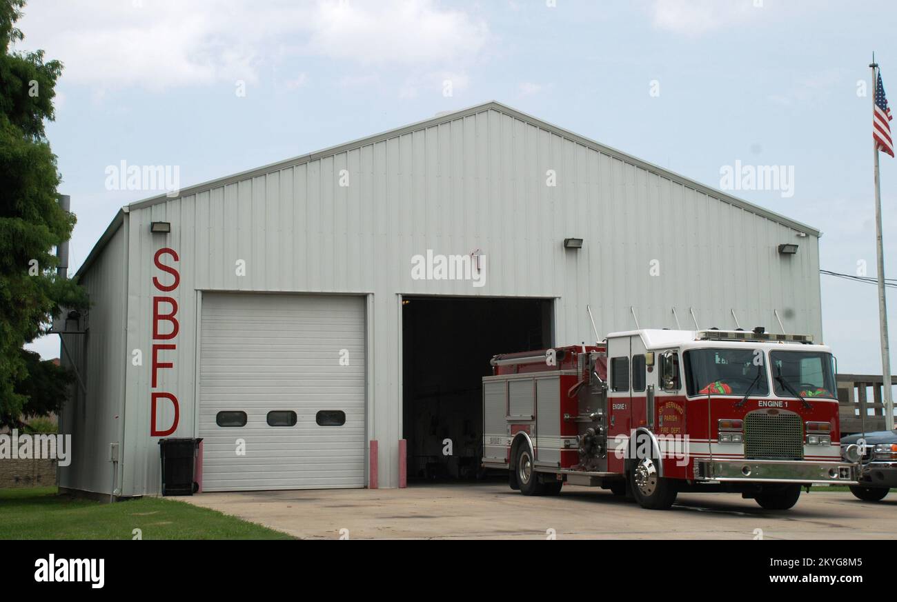 St Bernard Parish, La., July 24, 2013 -- St. Bernard Fire Station #1 ...