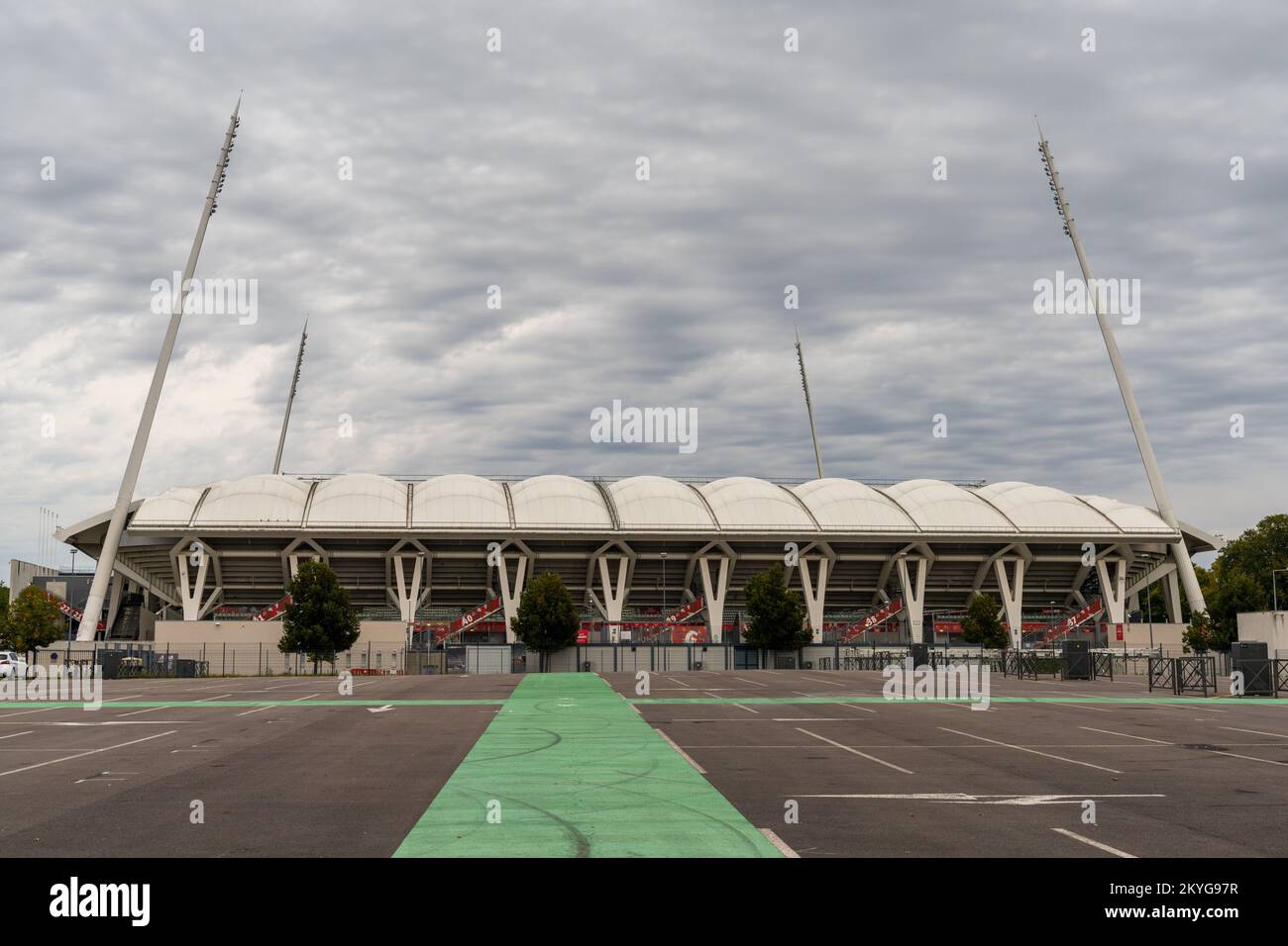 Reims, France- 13 September, 2022: view of the Reims football stadium ...