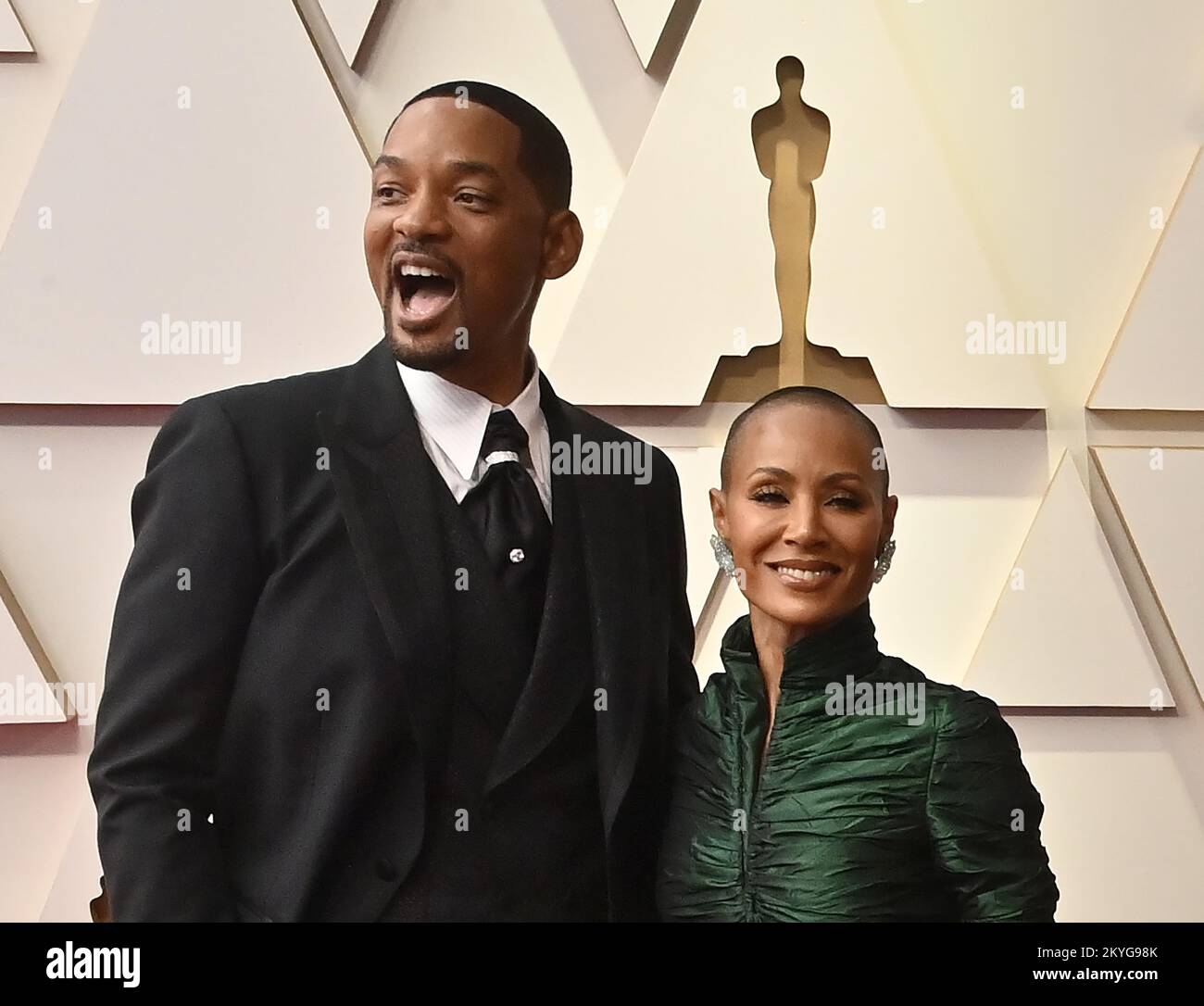 Los Angeles, United States. 28th Mar, 2022. Will Smith and Jada Pinkett ...