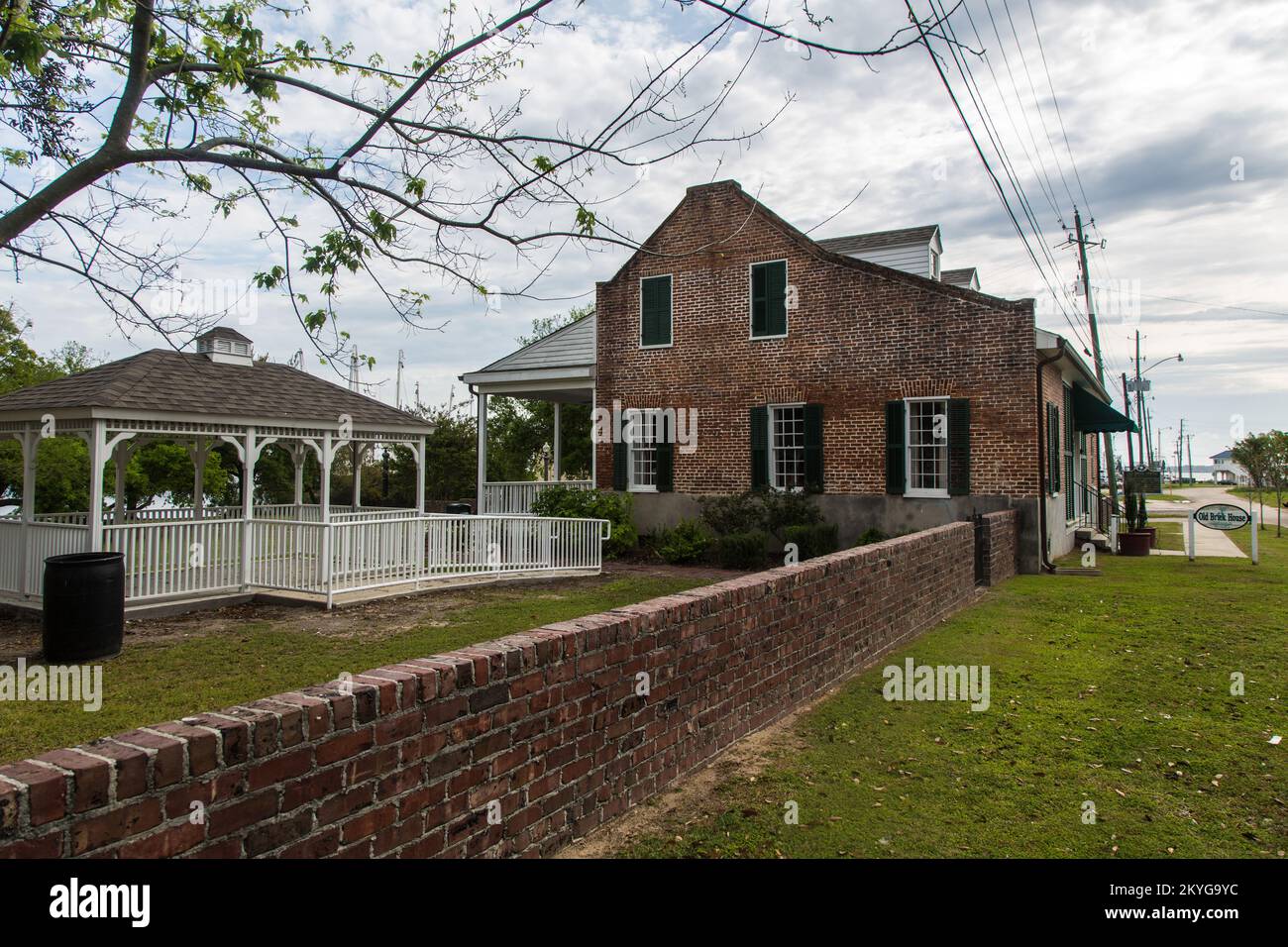 Biloxi, MS, Aril 2, 2015 - Old Brick House, Biloxi, Mississippi. One of ...