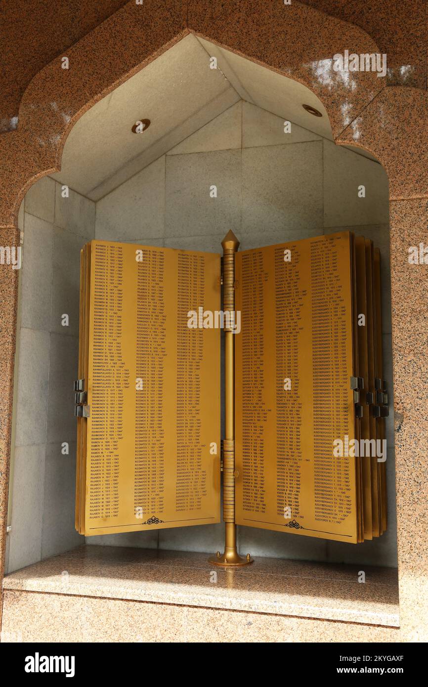 Alley of Memory, Memory Square, Independence Square, Central Tashkent ...