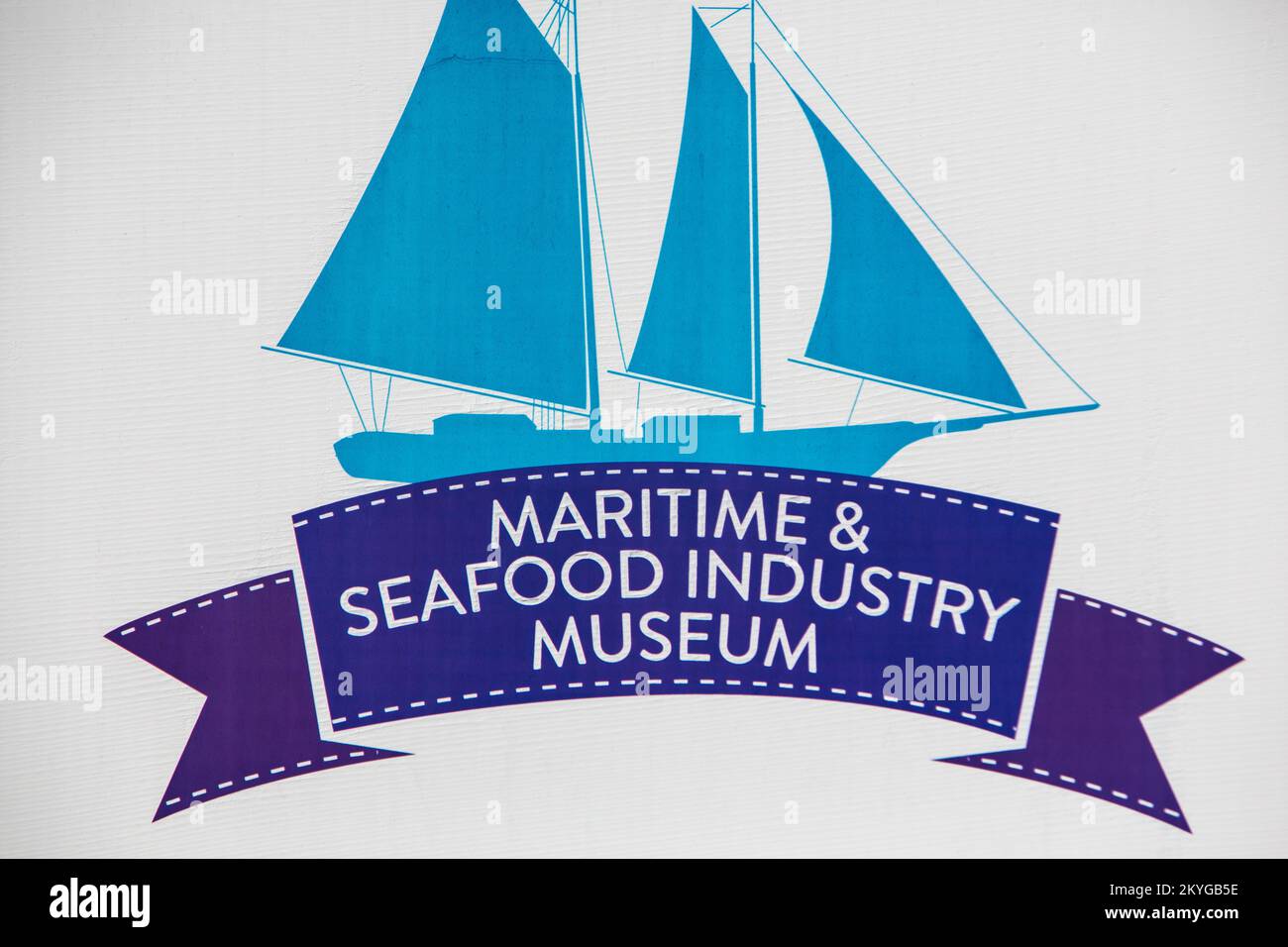 Biloxi, MS, Aril 2, 2015 - Signage for Maritime and Seafood Industry ...